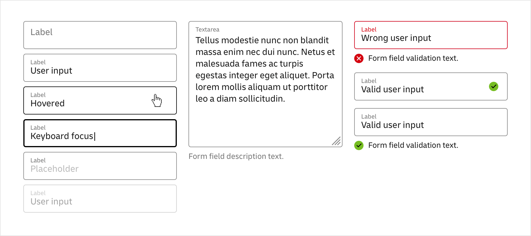 Formatted Text Fields