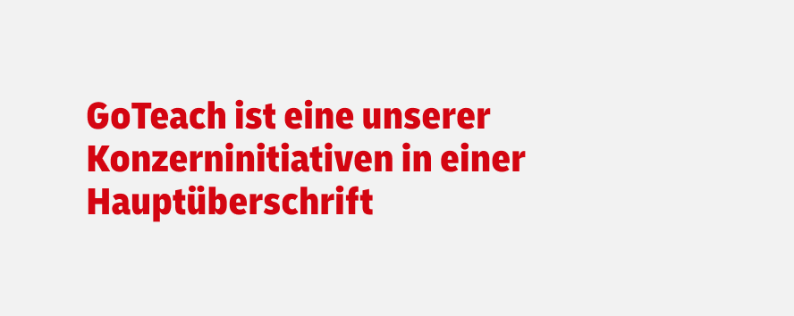Die Konzerninitiative wird gemischt geschrieben, wenn die ...
