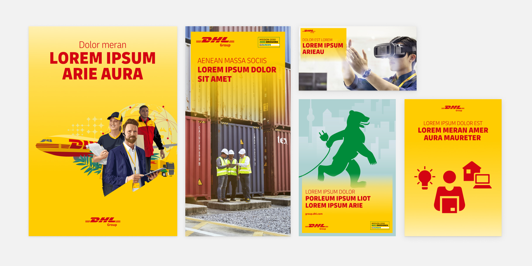 Key visual placement