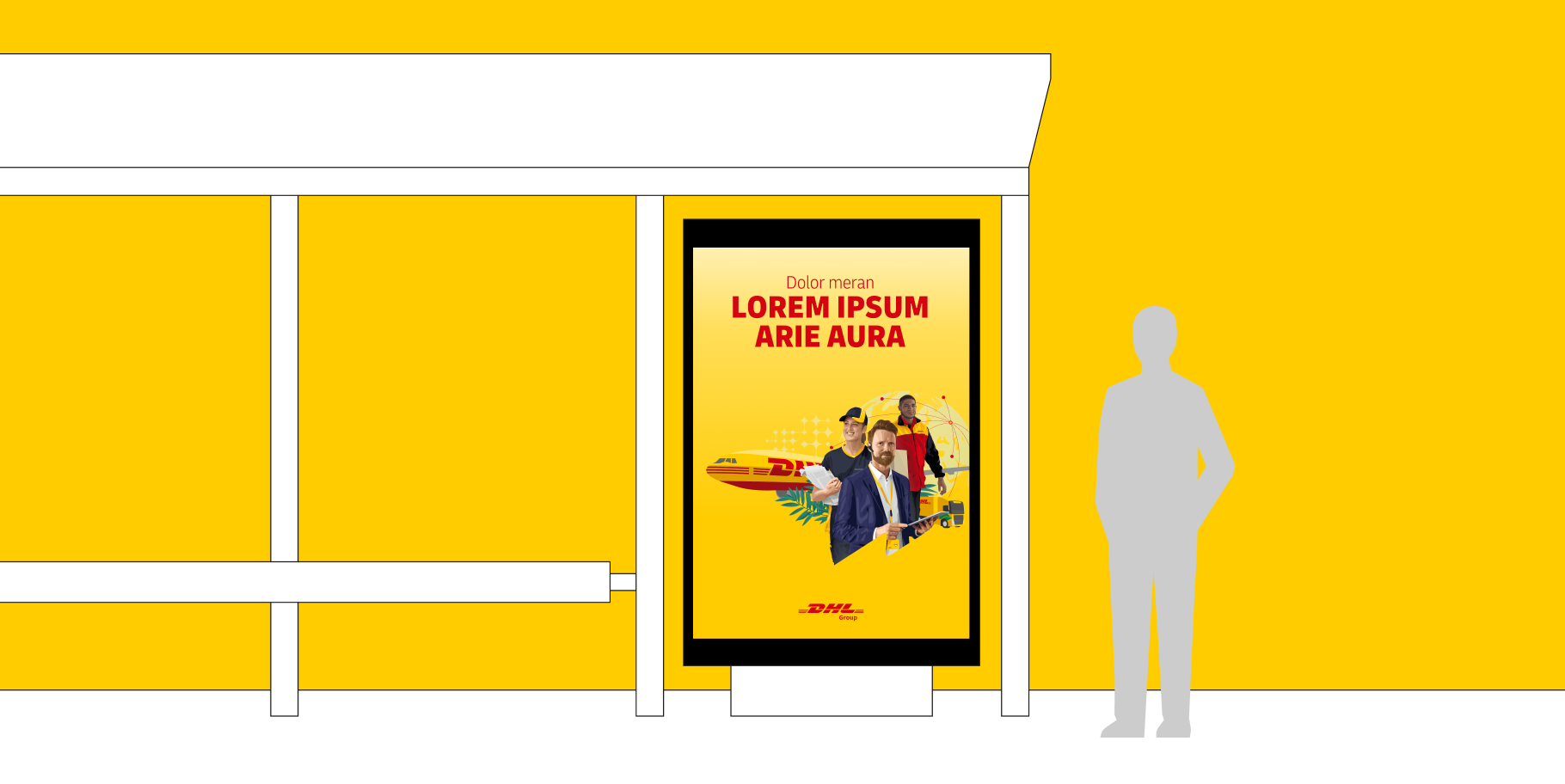 Key visual in print media