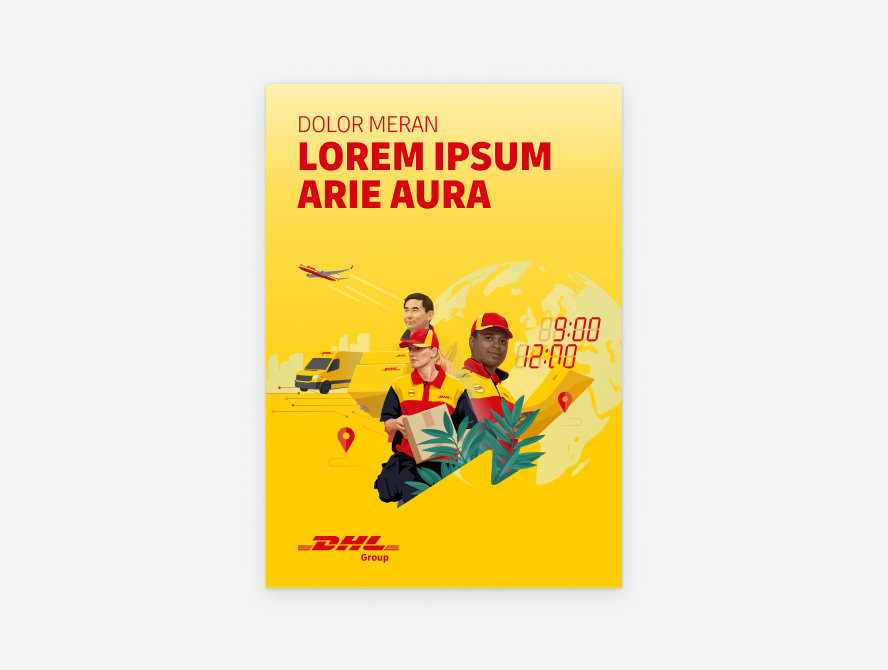 Make sure the key visual is presented properly.