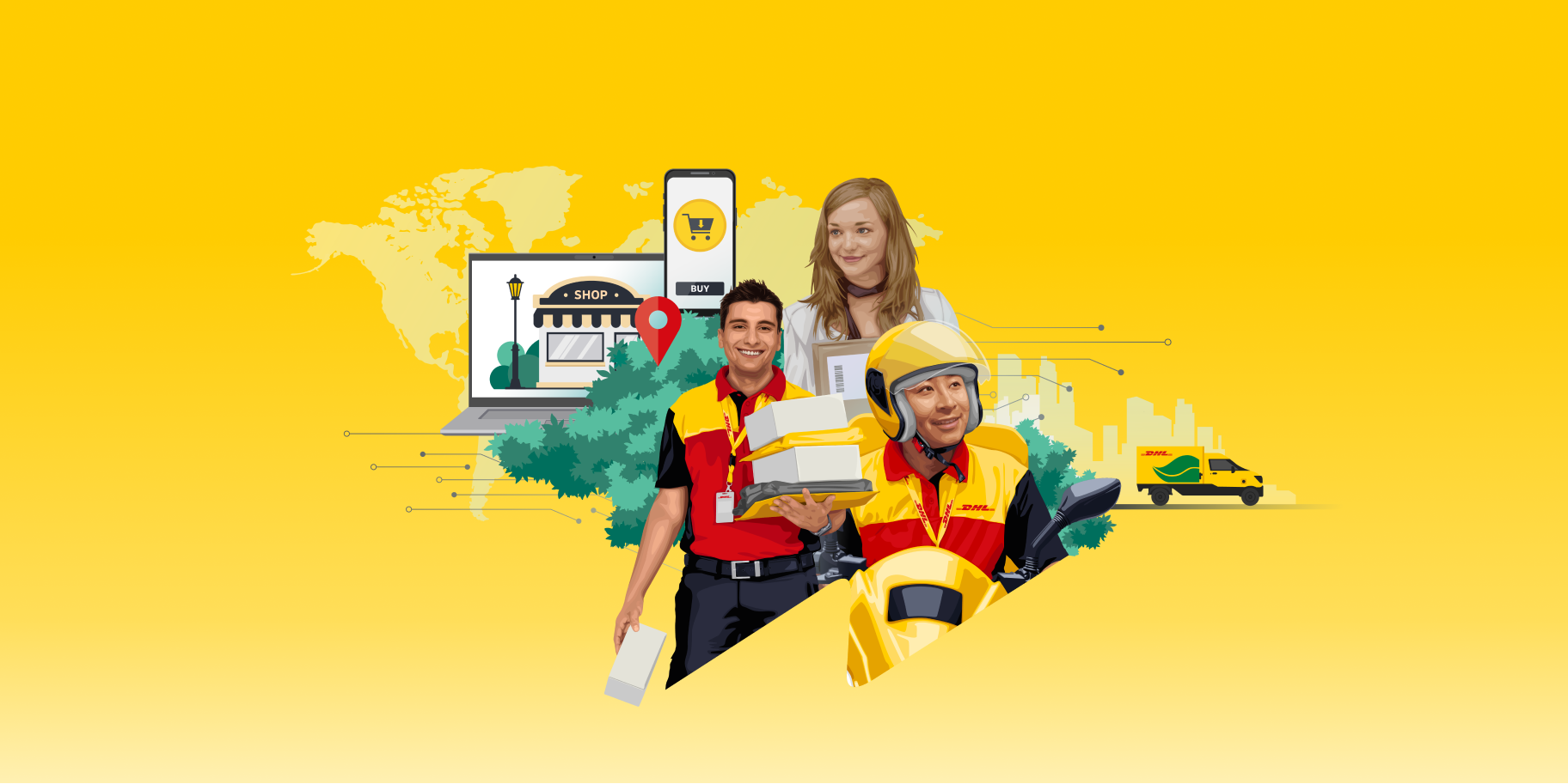 DHL eCommerce Key Visual