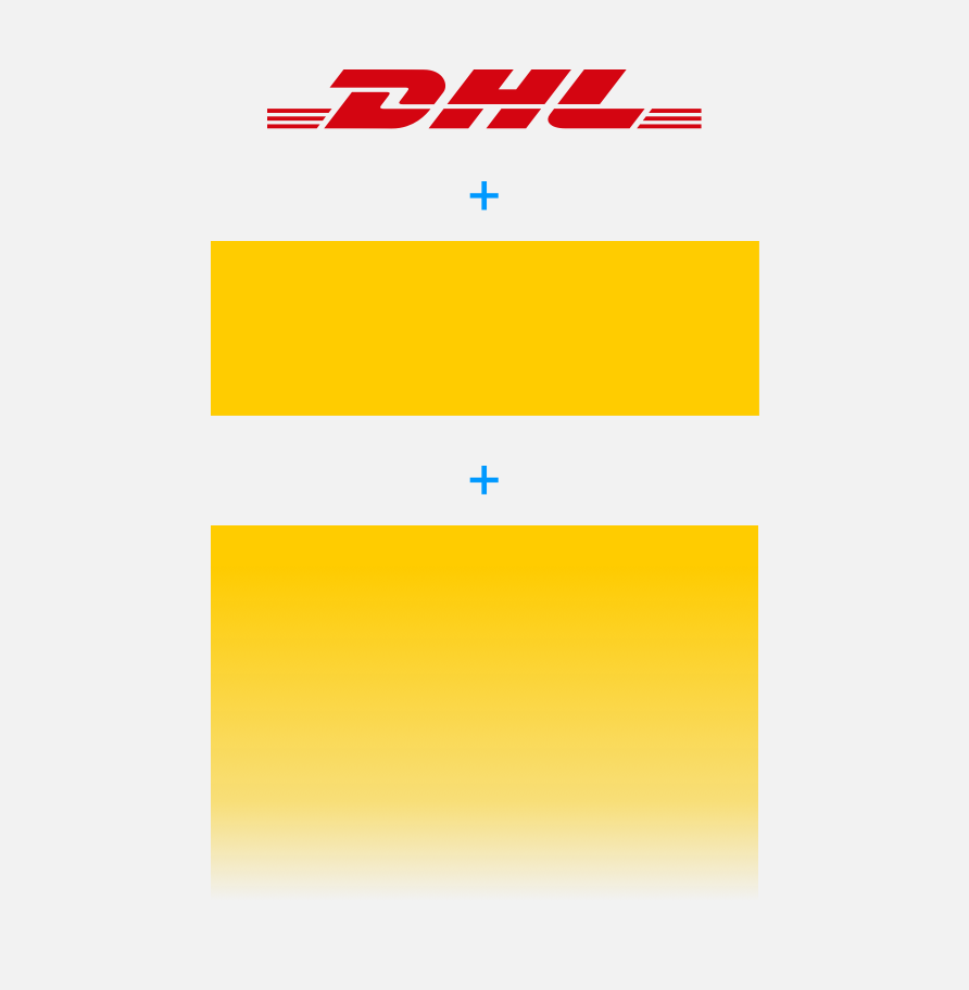 The highlight gradient module is composed of three elements: the DHL ...