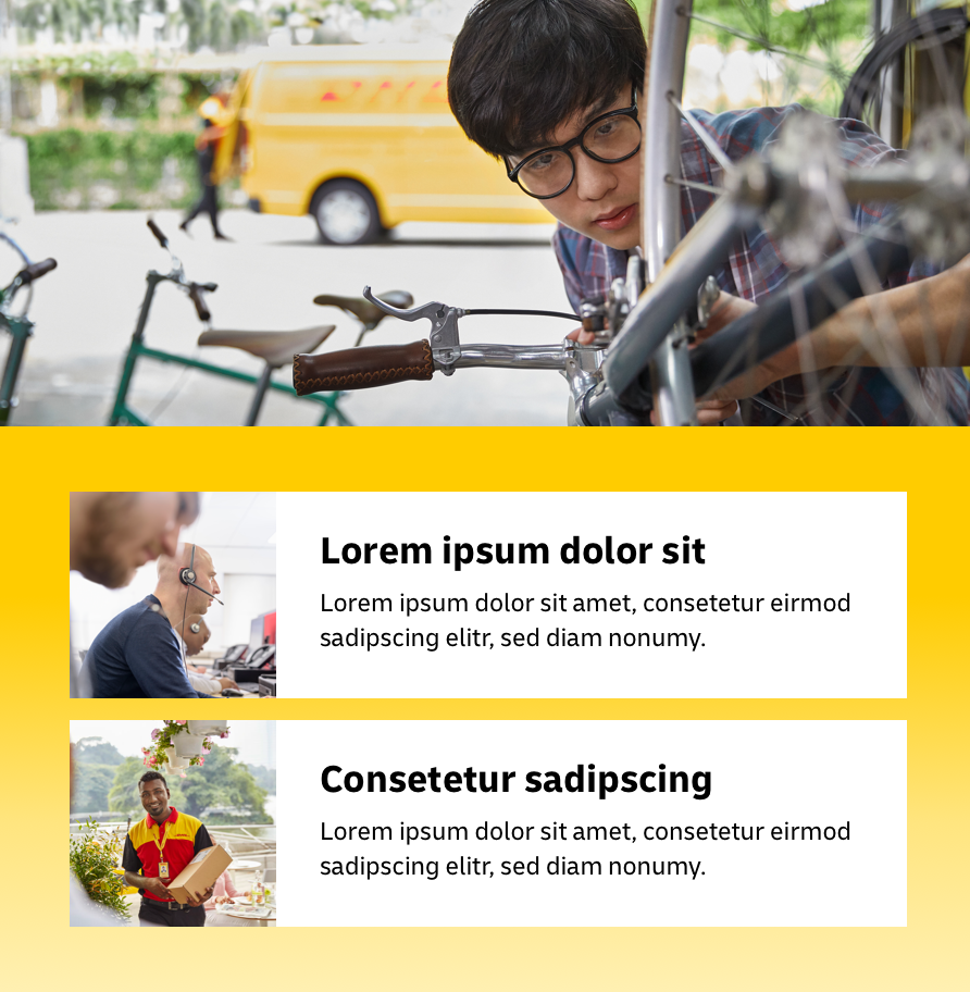 Place tiles within one layout section.