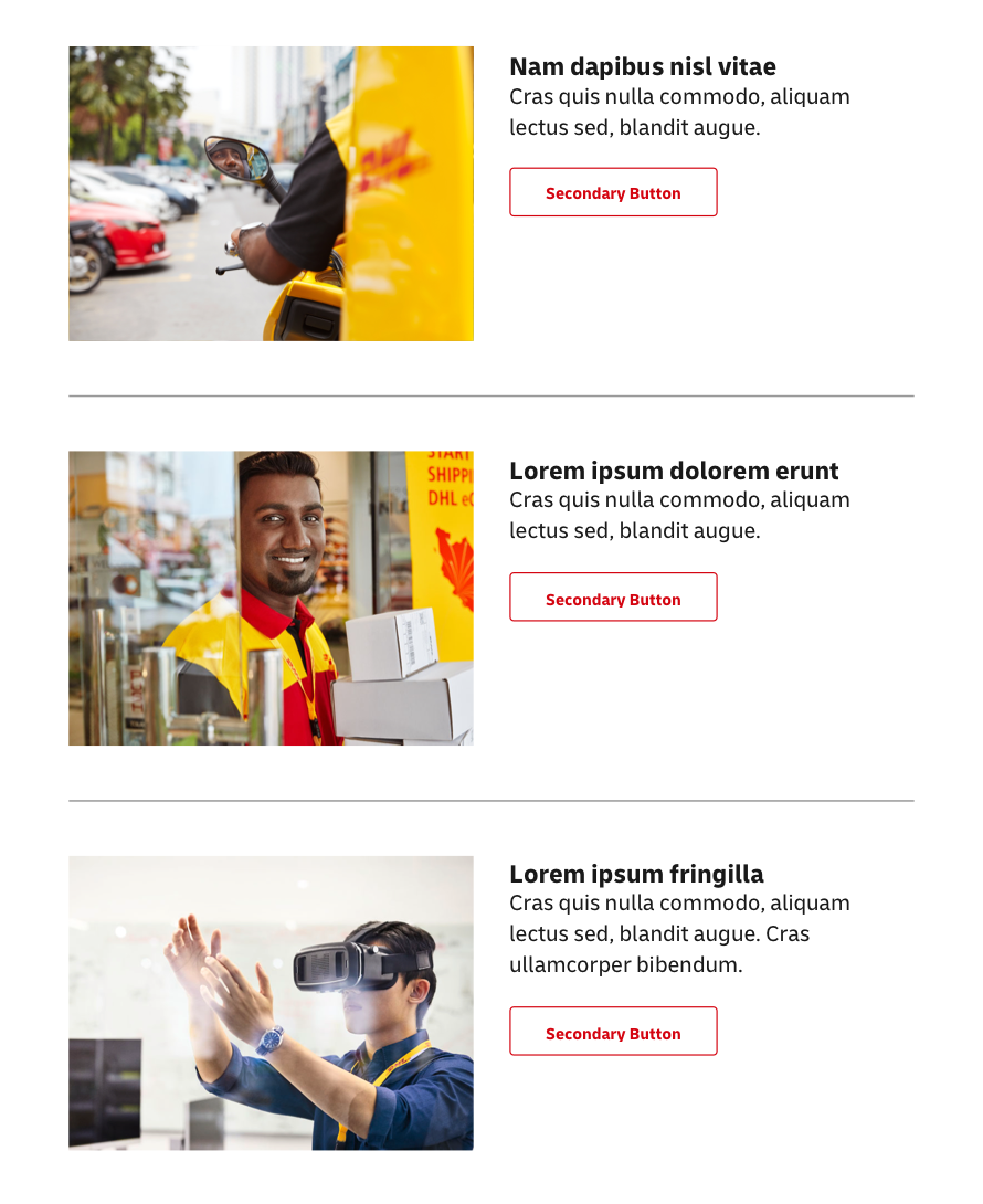 Deliver your content in short, consumable sections.