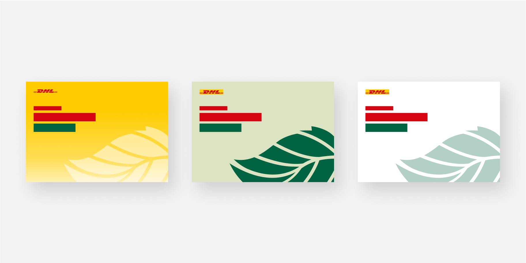 The combination of various color gradients and background colors ...