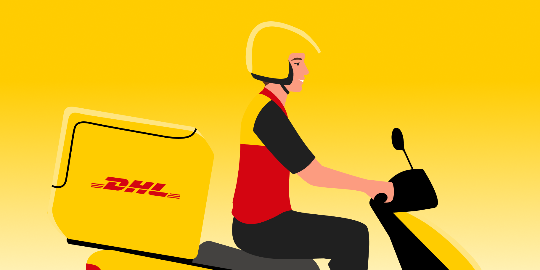 Use simple geometric shapes and solid areas of color.