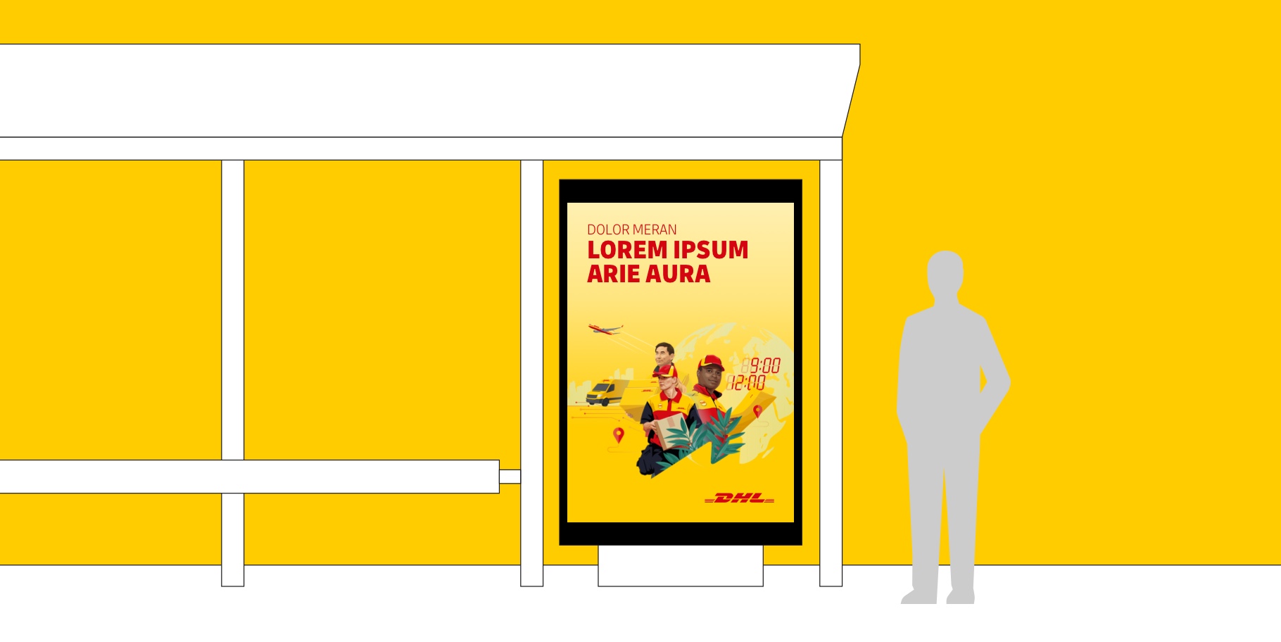 Key visual in print media