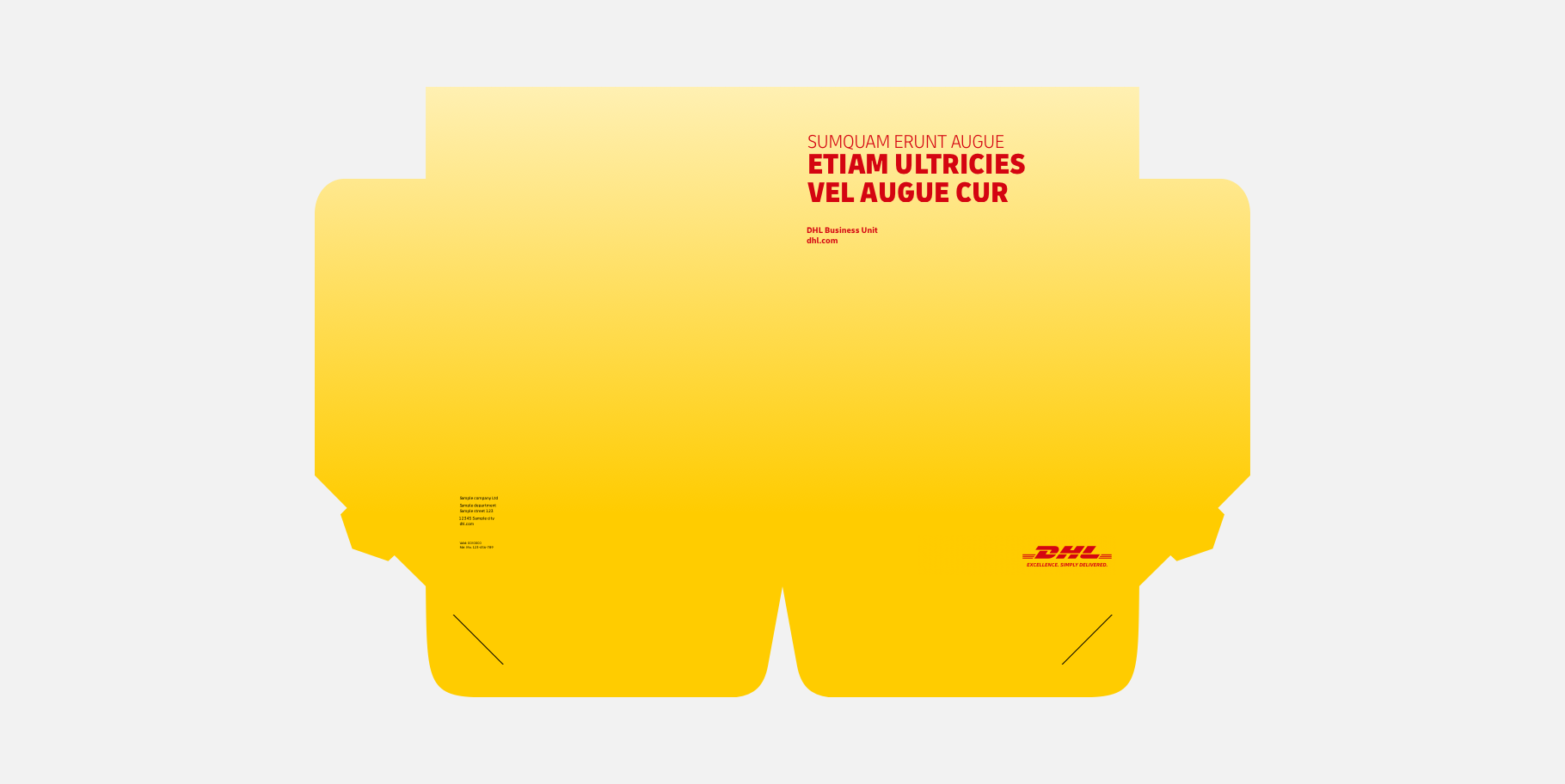 Press kit folders