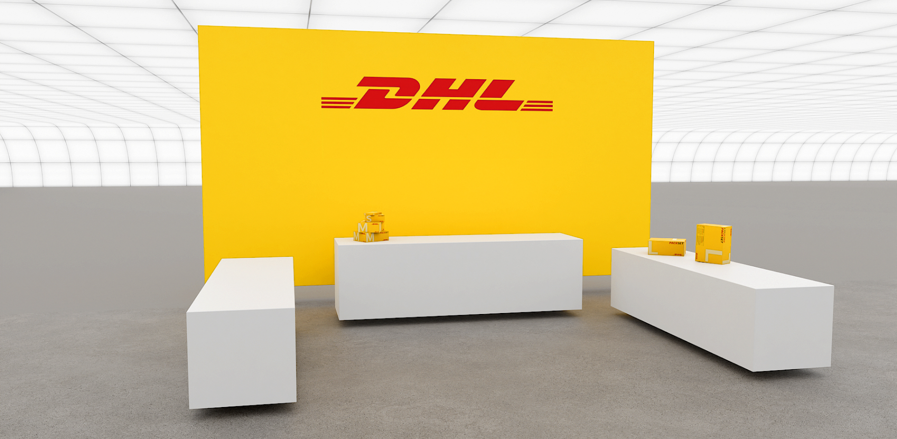 Example of an abstract, futuristic environment