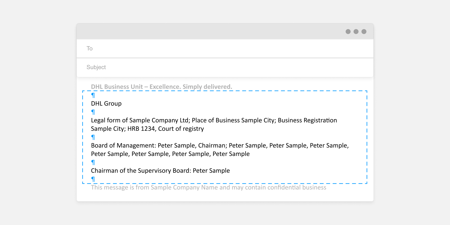 Legal form of the company, headquarters of the company, commercial ...