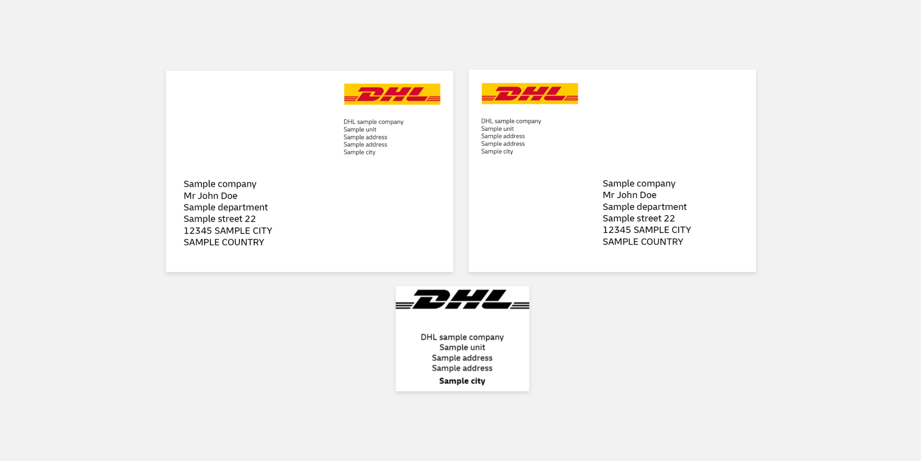 Business Stationery | DHL Brand Hub | www.dpdhl-brands.com