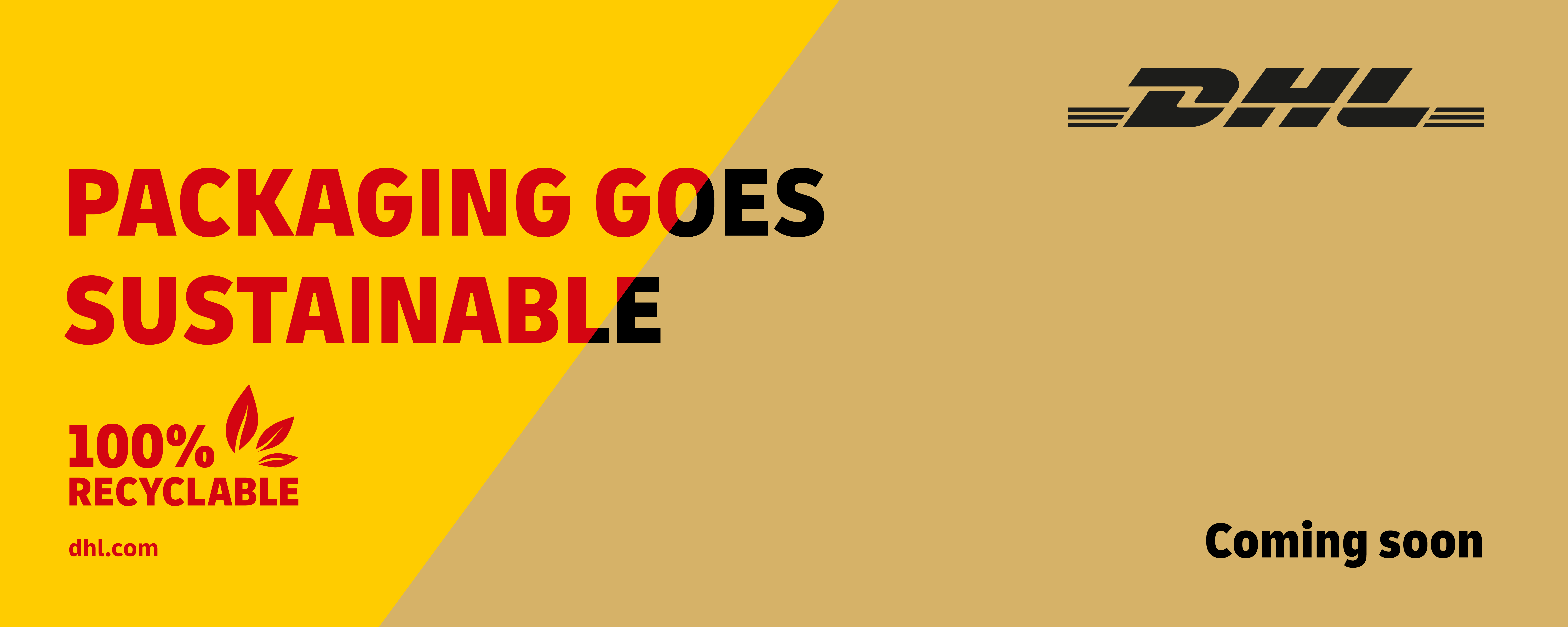 DHL Express Standard – yellow packaging