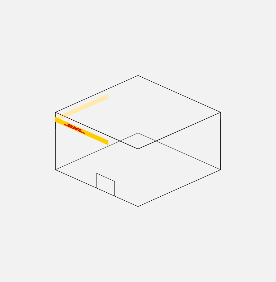 Building with band signs on two sides.