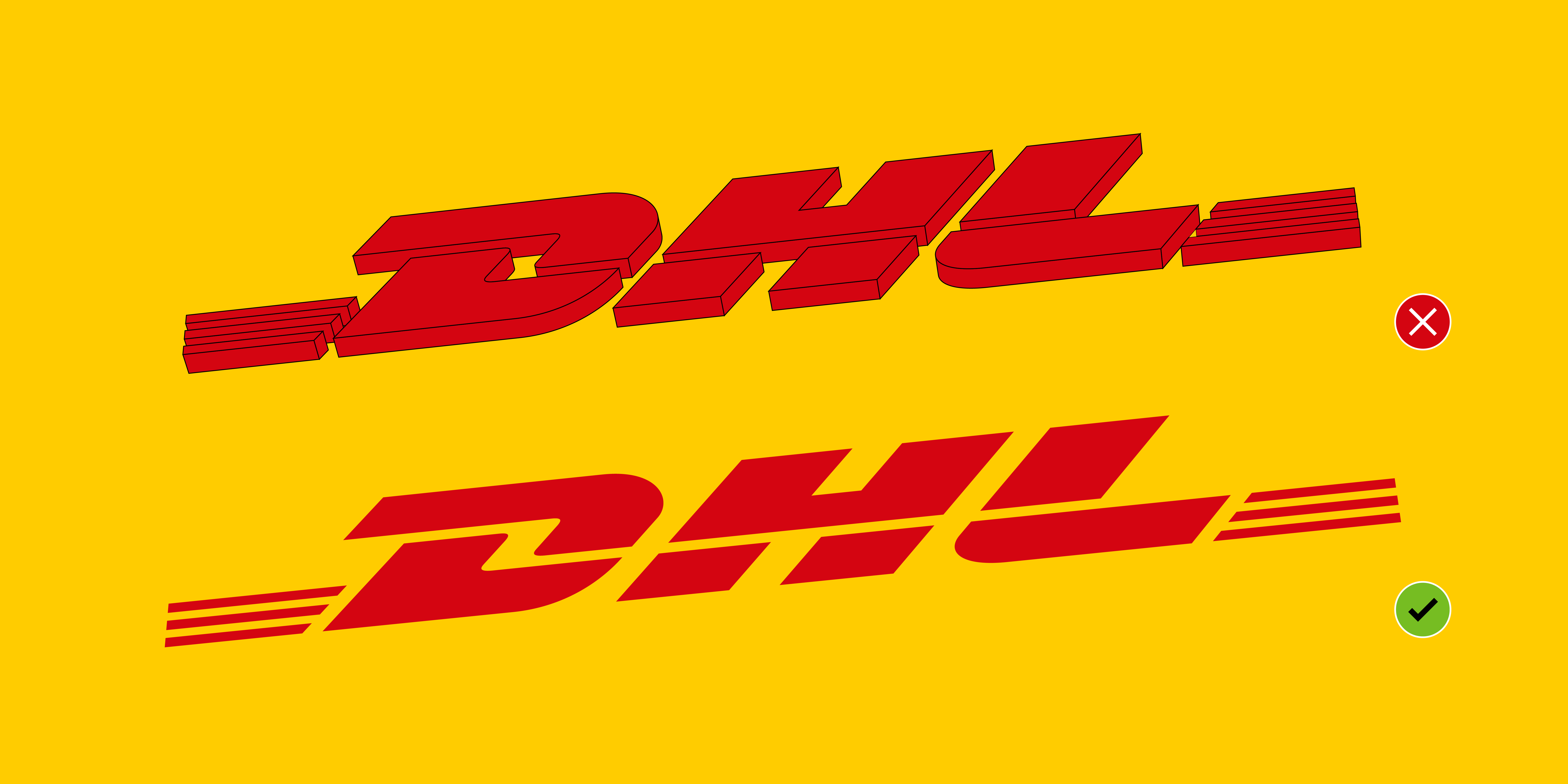 DHL single signs