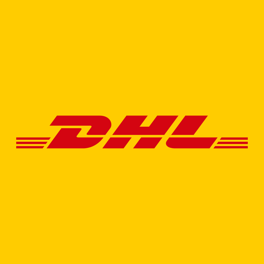 Only use the DHL logo in red on Postyellow backgrounds.