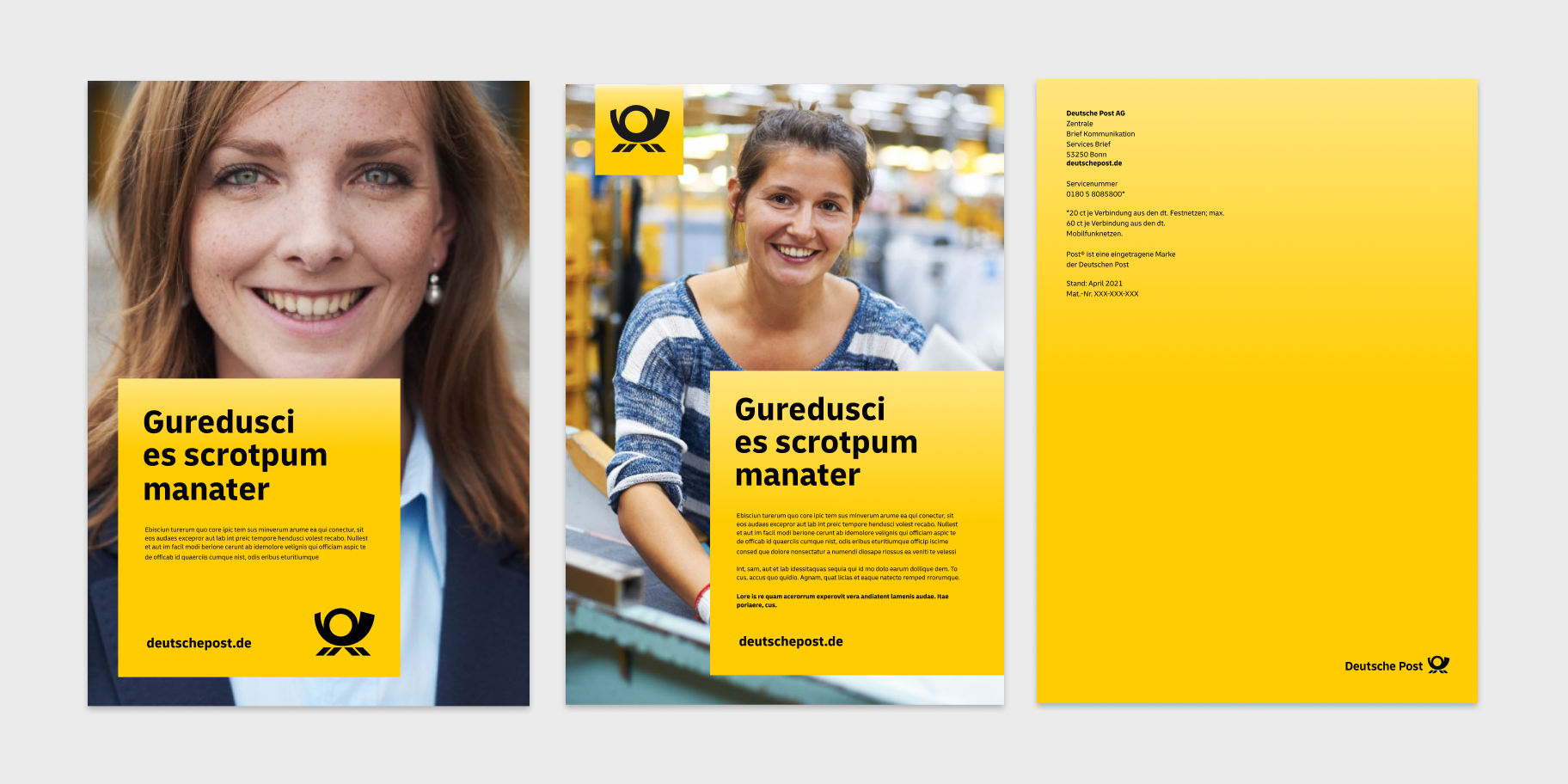 deutsche post logo evolution