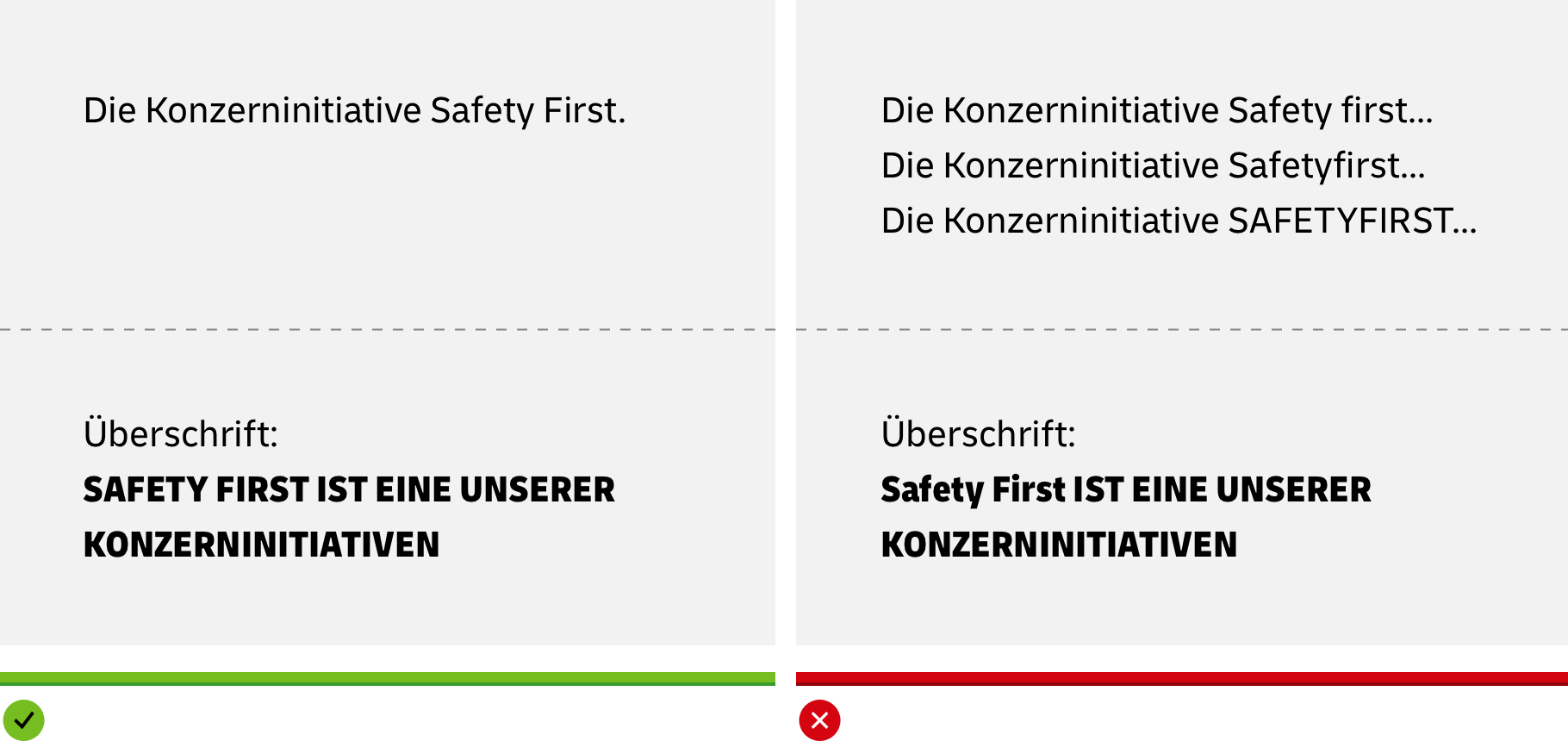 Wording Dos and Don'ts