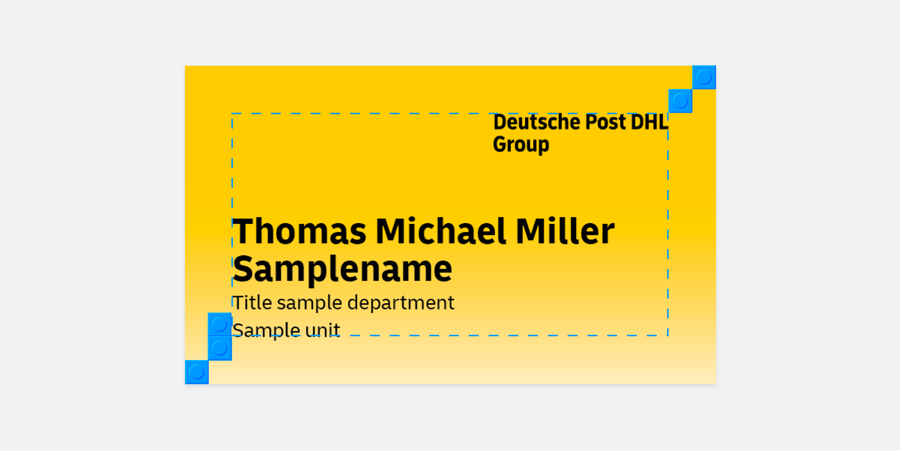 Size: width 90 mm x height 54 mm, Base unit: 4 mm,Long names