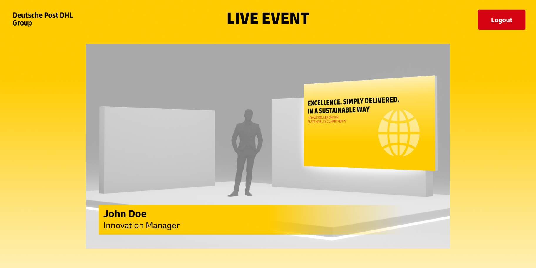 The video image of a virtual studio is usually embedded in a branded ...